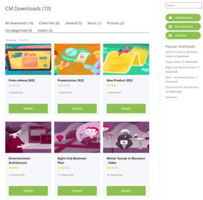 Download Manager File Management Plugin for WordPress