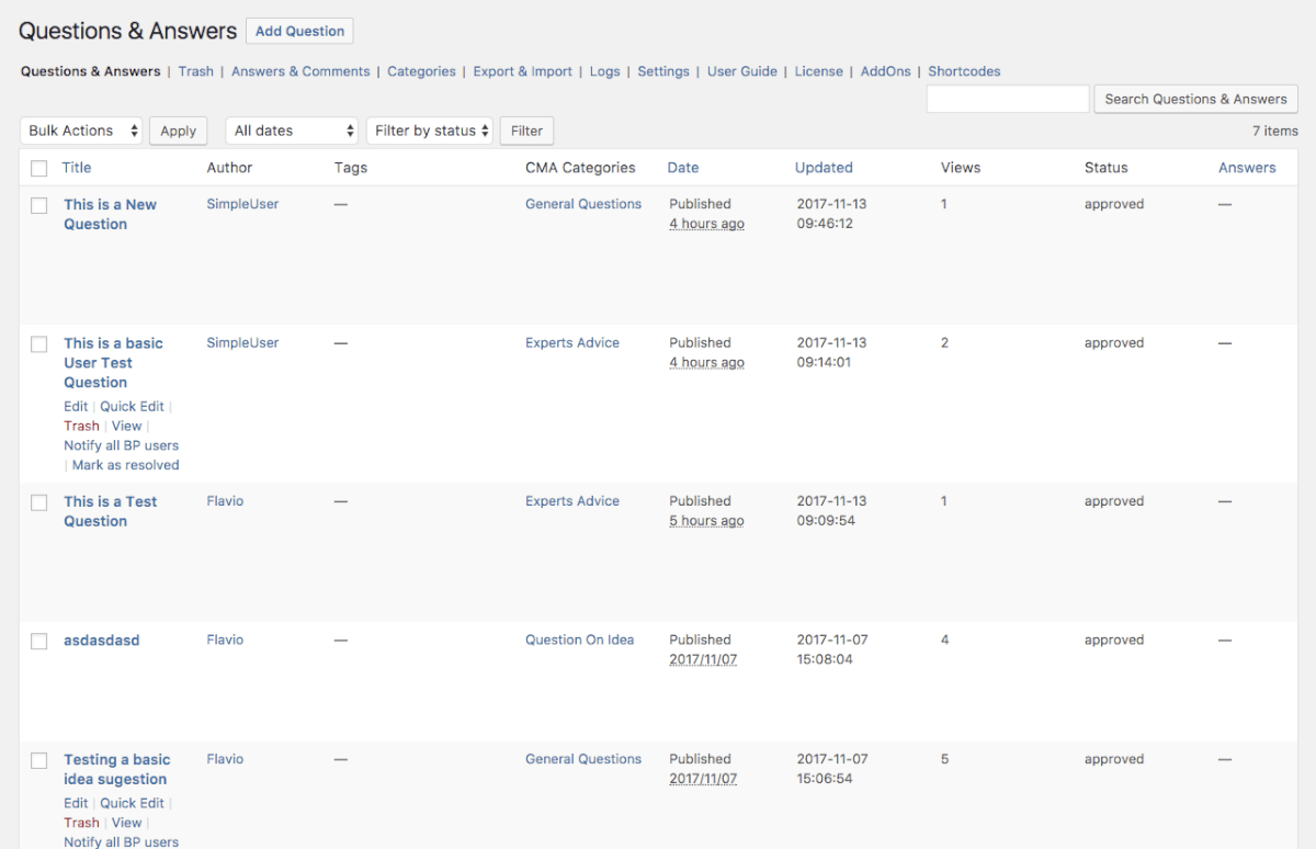 Answers | Best Questions and Answers Forum Plugin for WordPress