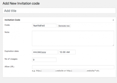 Invitation Code Content Access Plugin for WordPress - CreativeMinds