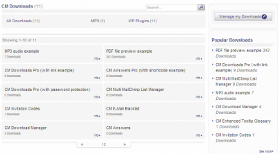 Download Manager File Management Plugin for WordPress
