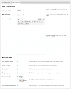 #1 Innovative User Frontend Submitted Post WordPress Plugin
