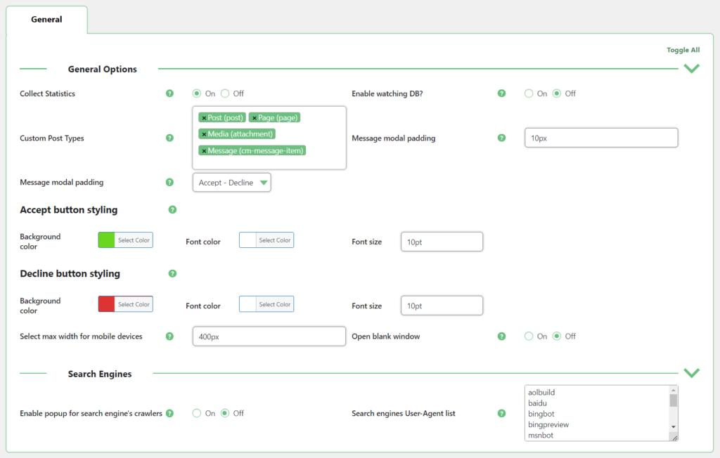 Welcome Message and Disclaimer Popup WordPress Plugin